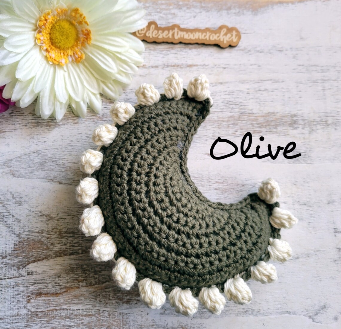 Baby Rattle Boho Moon Rattle Celestial Baby Shower Gift - Etsy