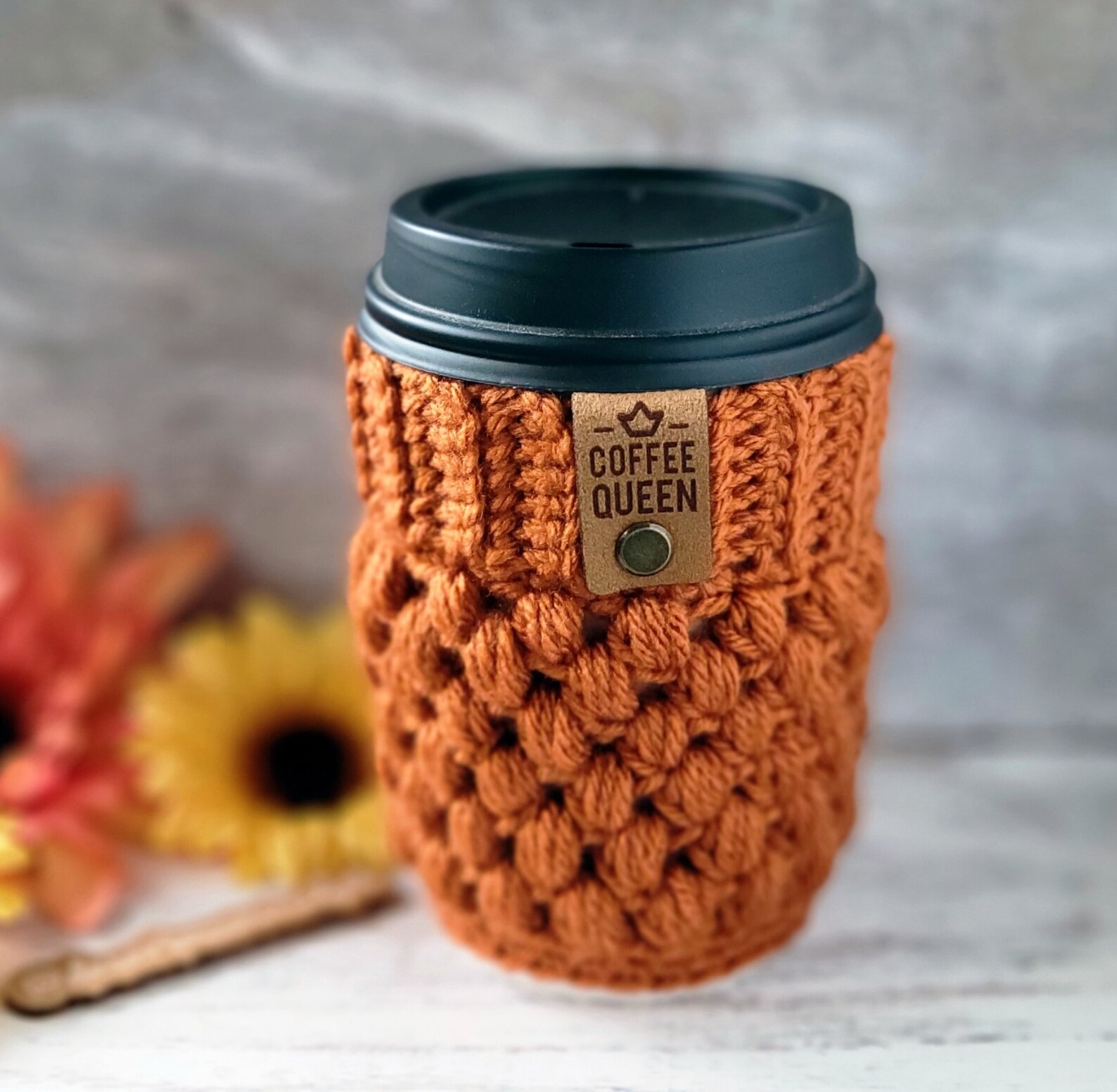Iced Coffee Cup Cozy Crochet Drink Sleeve Reusable Coffee - Etsy