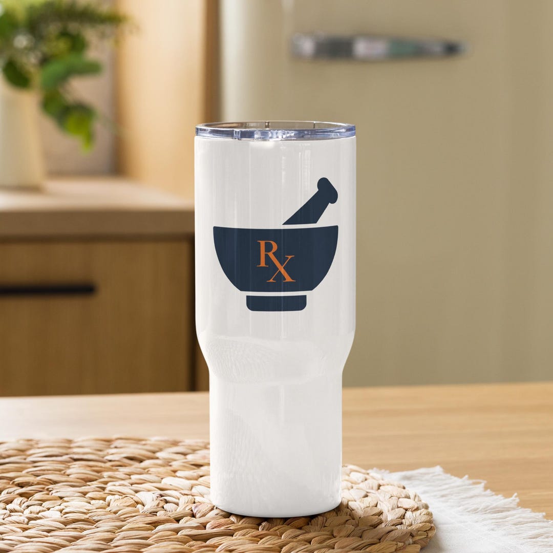 Mortar & Pestle RX Travel Mug - Etsy