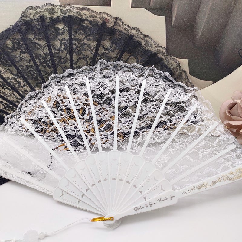 Lace Hand Fan - Etsy