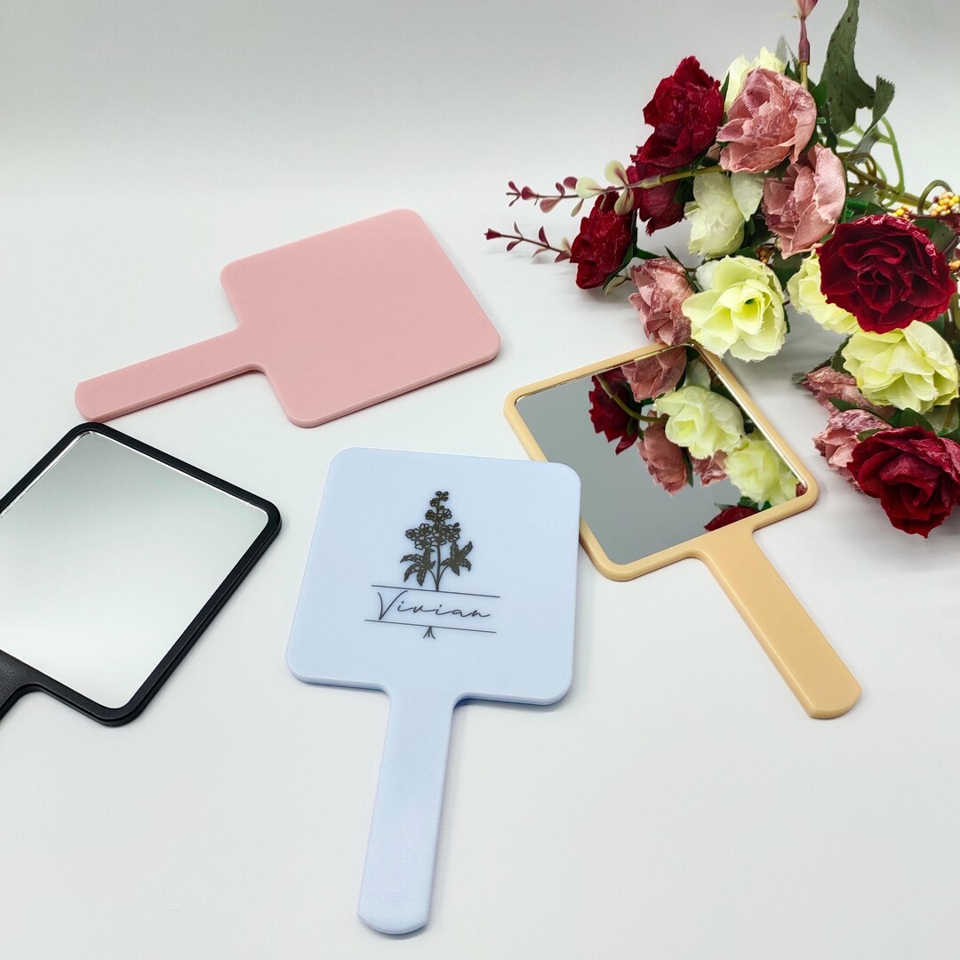 Personalized Handheld Mirror,bridesmaid Gift,bridal Party Gift,wedding ...