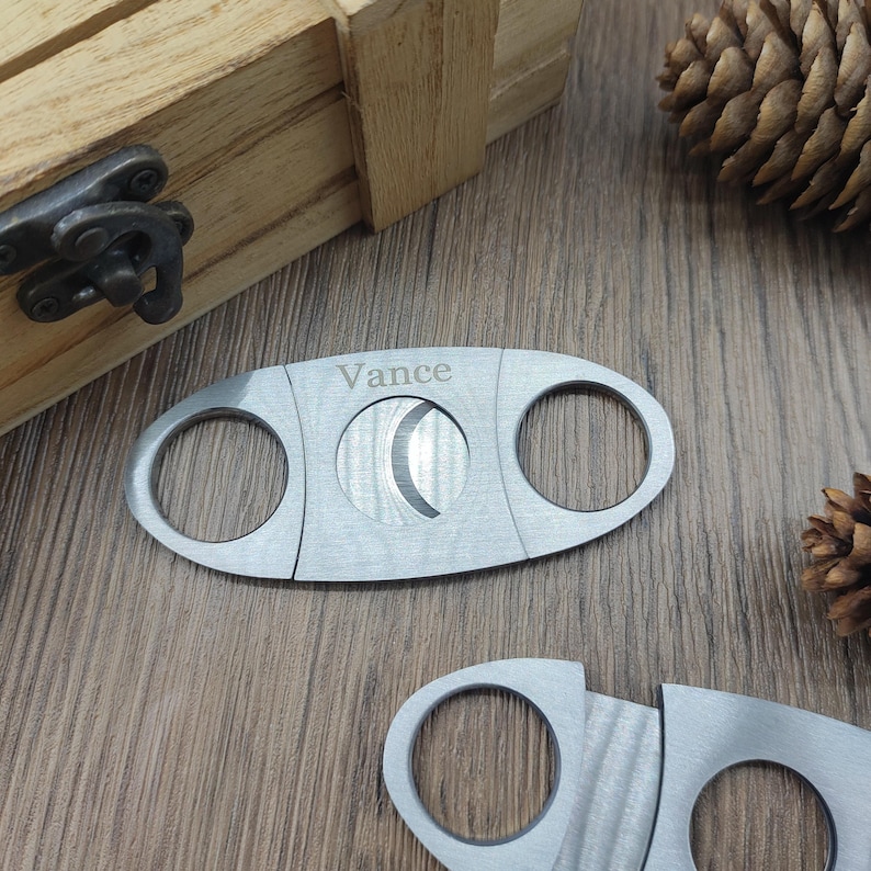 Personalized Cigar Cutter, Customized Cigar Cutter, Groom's Gift, Best ...