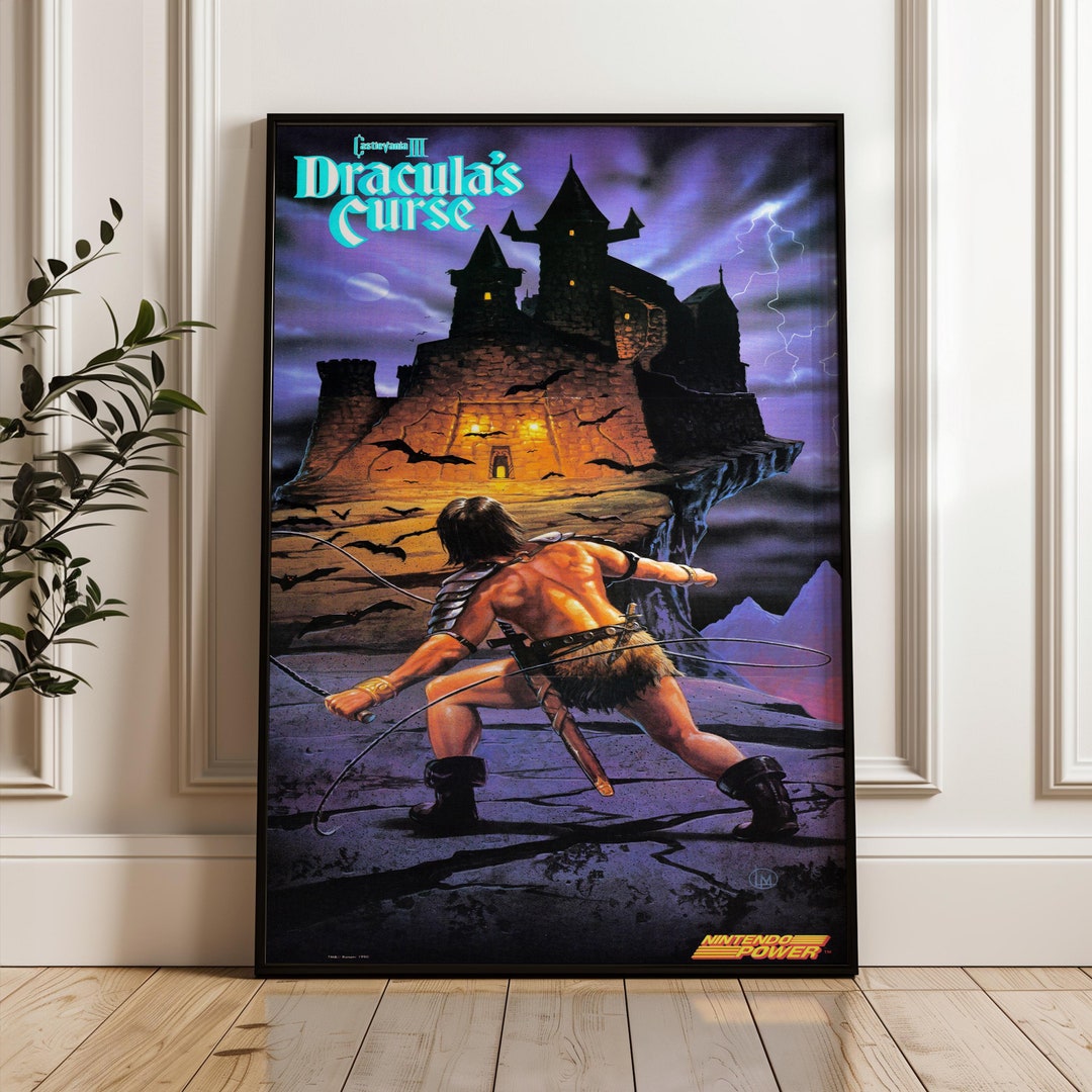 Retro Castlevania 3 NES Poster Nintendo Power Spartan Printable Wall ...