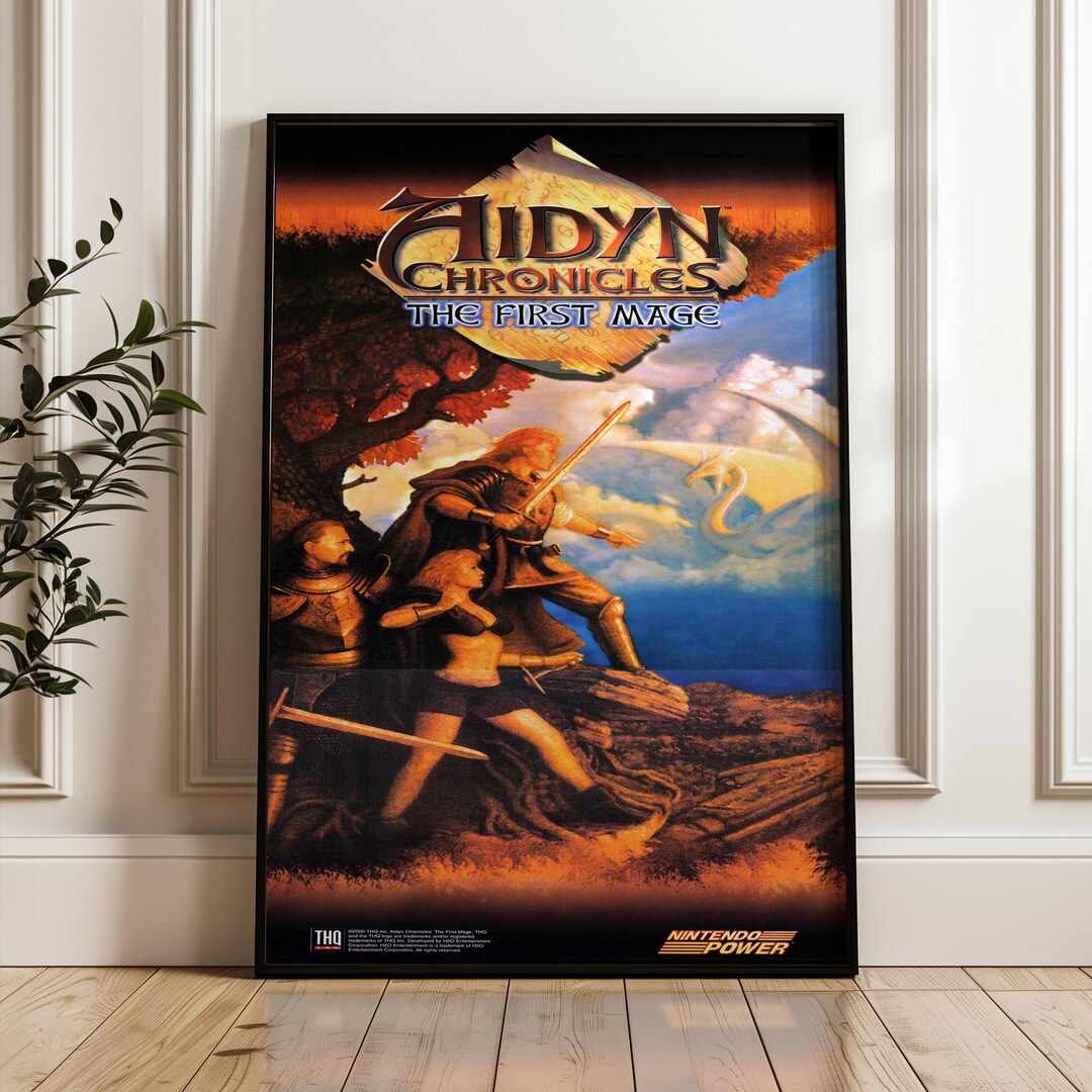 Aidyn Chronicles Retro Arcade Decor N64 Poster NES Game Arcade Theme ...