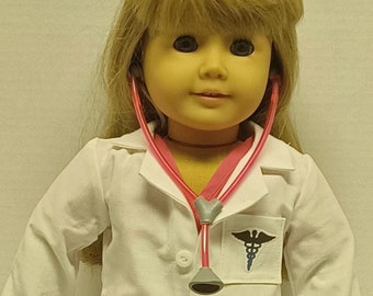 Six Piece Doctor Surgeon Set With Mask, Lab Coat, Scrubs, Booties and ...