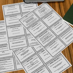 Printable PDF Hajj Dua Cards, Hajj Duas Printable Cards, Hajj ...