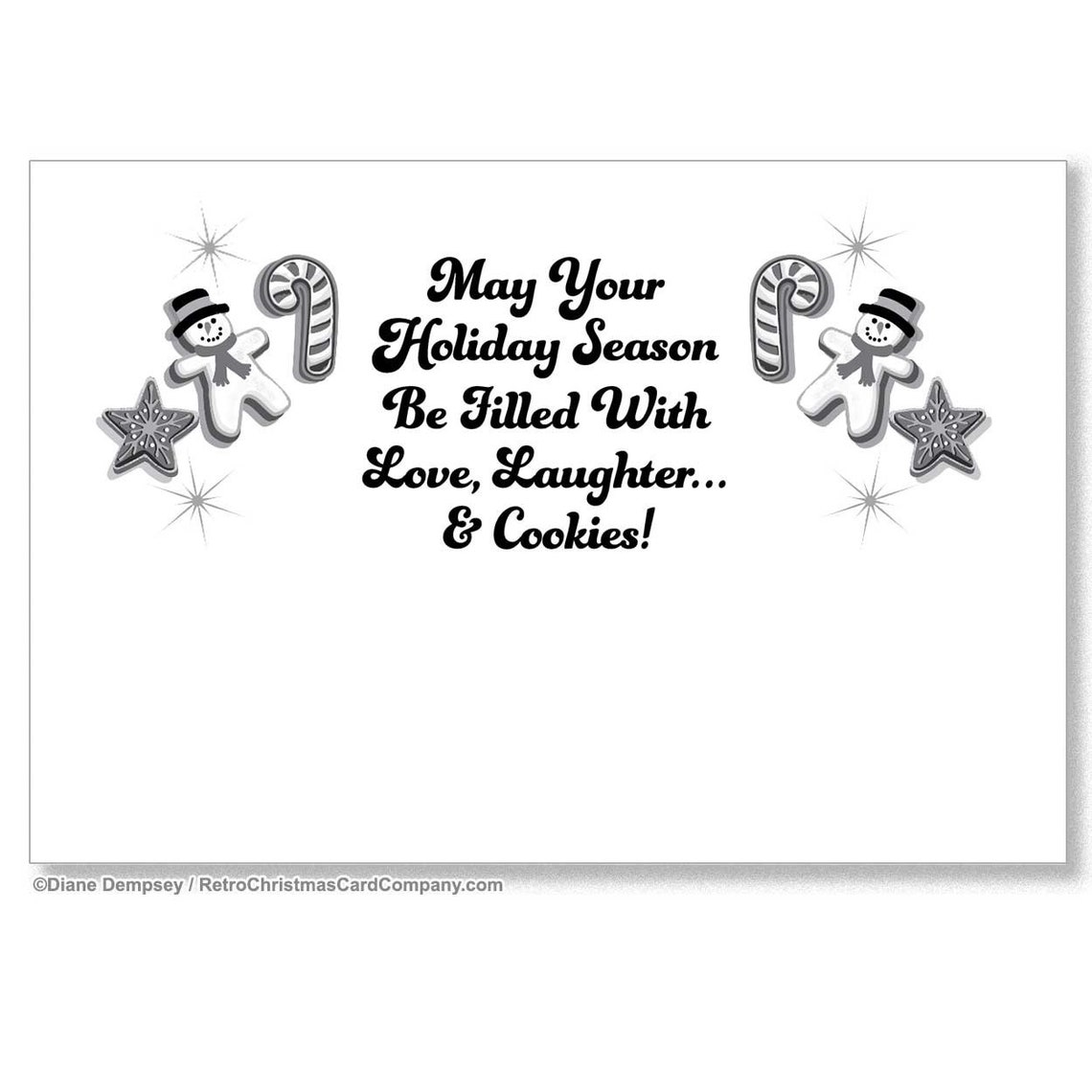 Vintage Kitchen Christmas Cards, Package of 8 | Retro Christmas Cards ...
