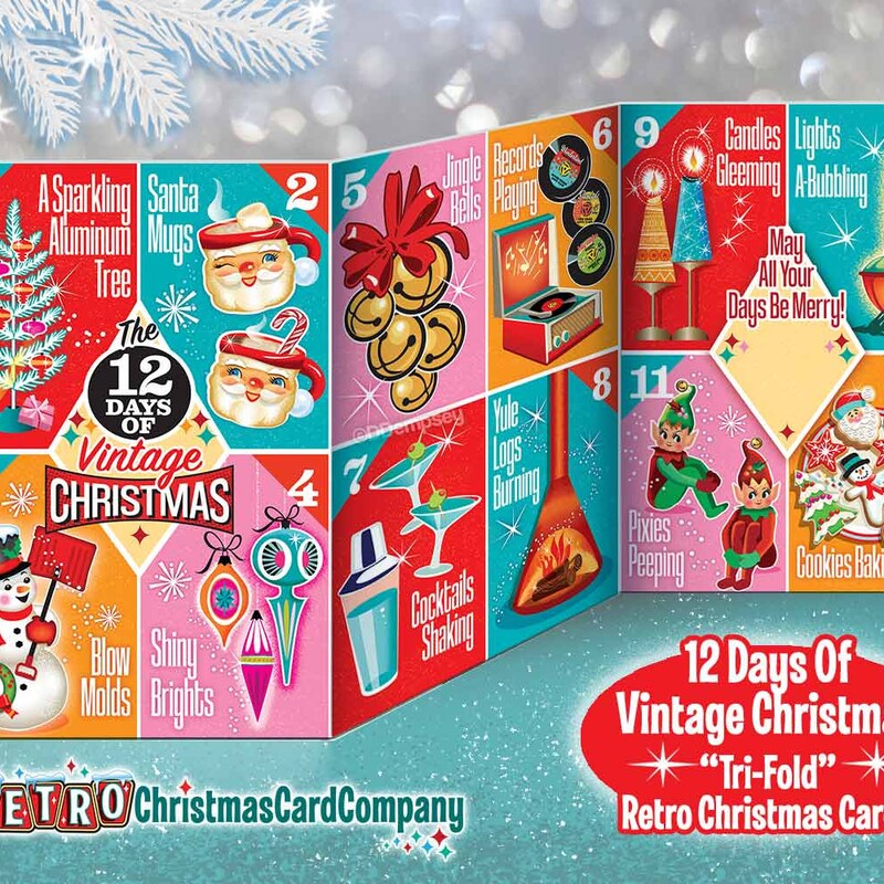 RetroChristmasCards - Etsy