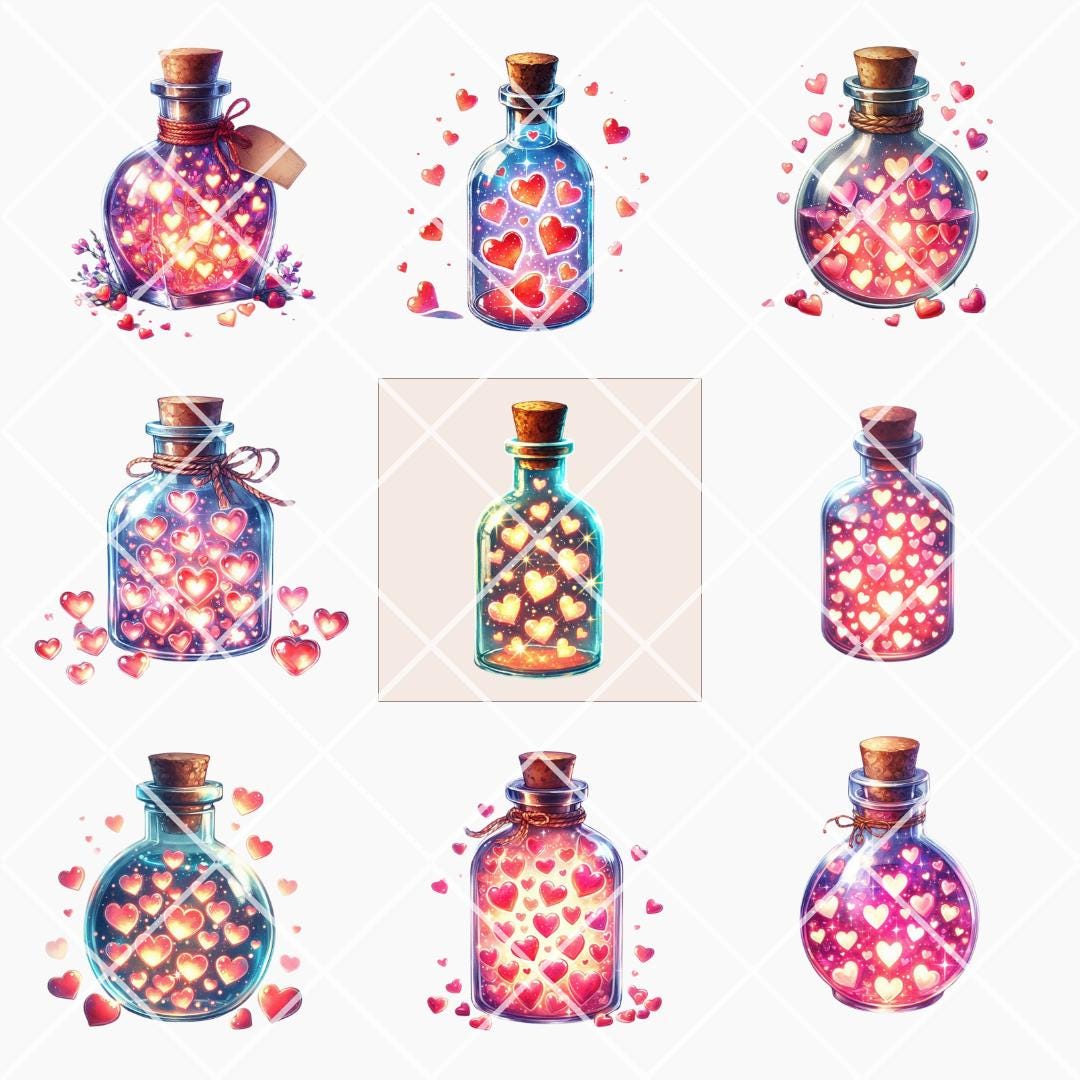 60 Transparent Valentines Day Magic Pngs, Love Potion, Love Magic ...