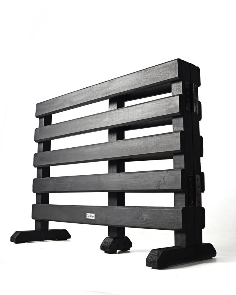 Dog Stopper - BLACK - 5 Slats - Dog Gate - Stairs Blocker - Dog Door ...