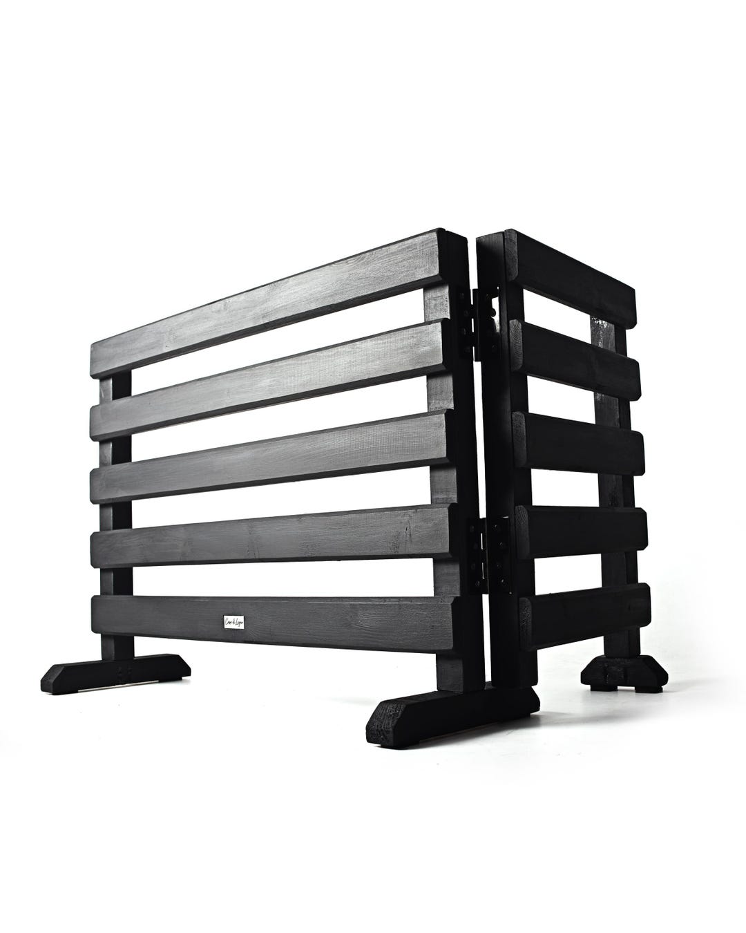 Dog Stopper - BLACK - 5 Slats - Dog Gate - Stairs Blocker - Dog Door ...