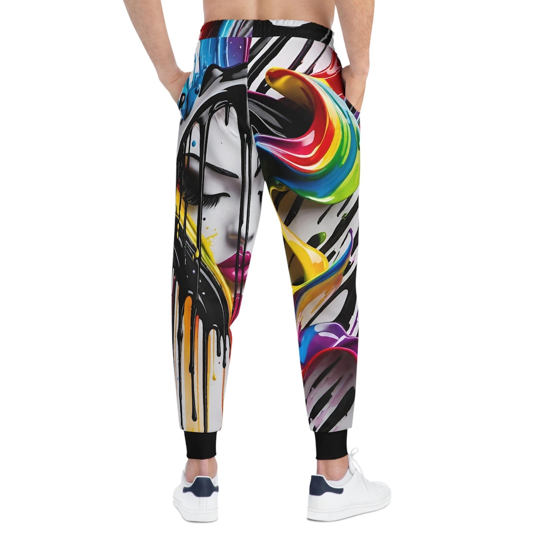 Spray Paint Heaven Streetwear Graffiti Joggers Hip Hop Sweatpants AOP ...