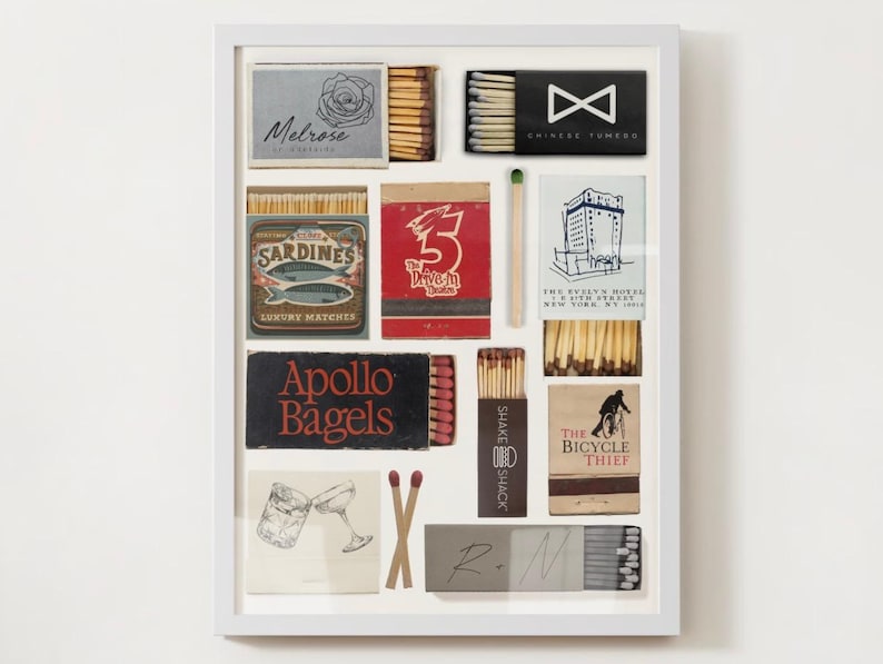 Custom Digital Print Matchbox Edition - Etsy