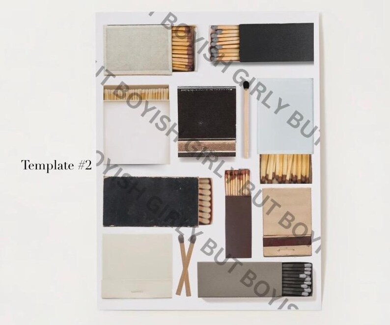 Custom Digital Print Matchbox Edition - Etsy