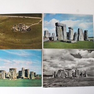 Vintage Book Postcards Stonehenge and Avebury Illustrated Guide ...