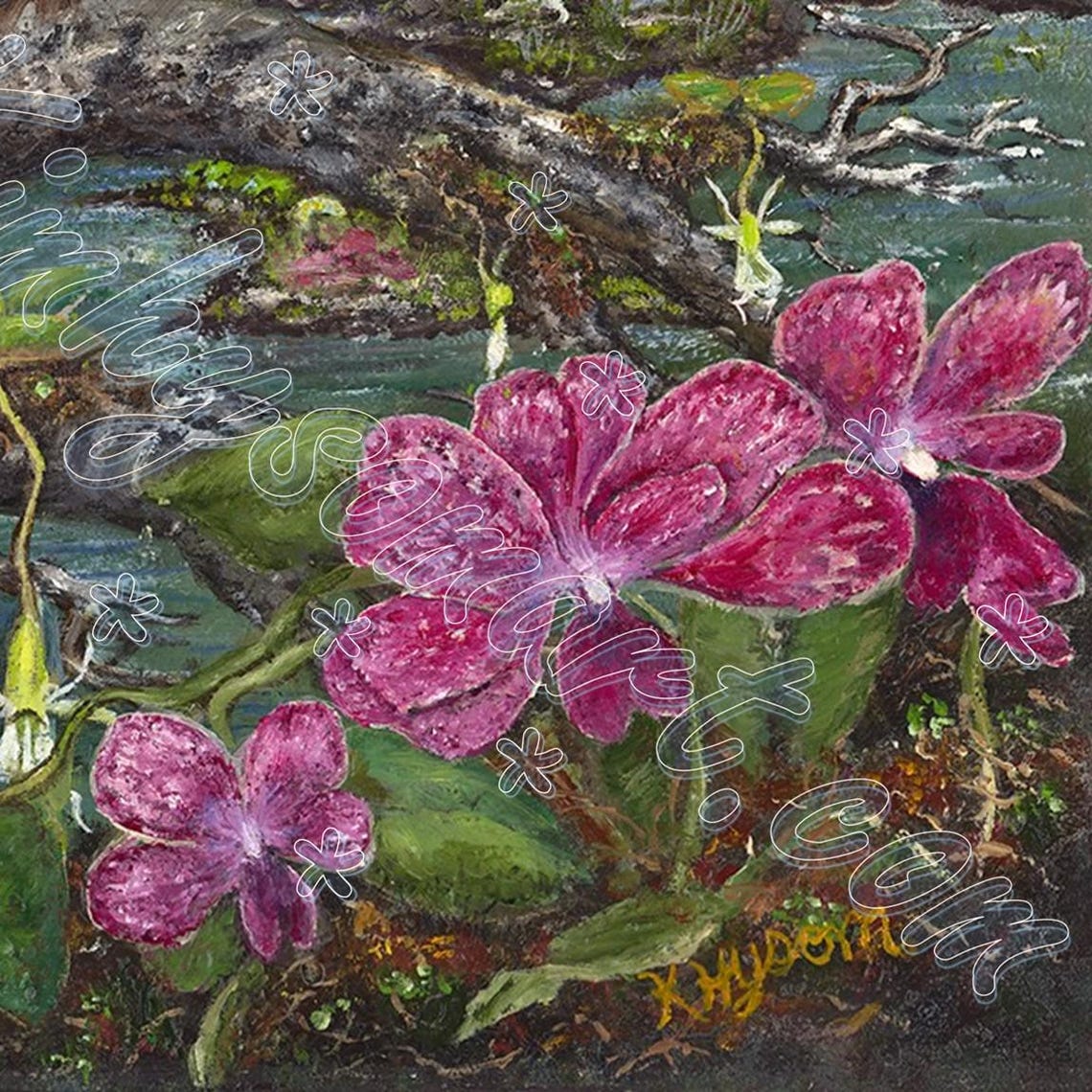 Orchid Fantasy Garden, Fairies, Mythical Creatures, Flowers, Unique ...
