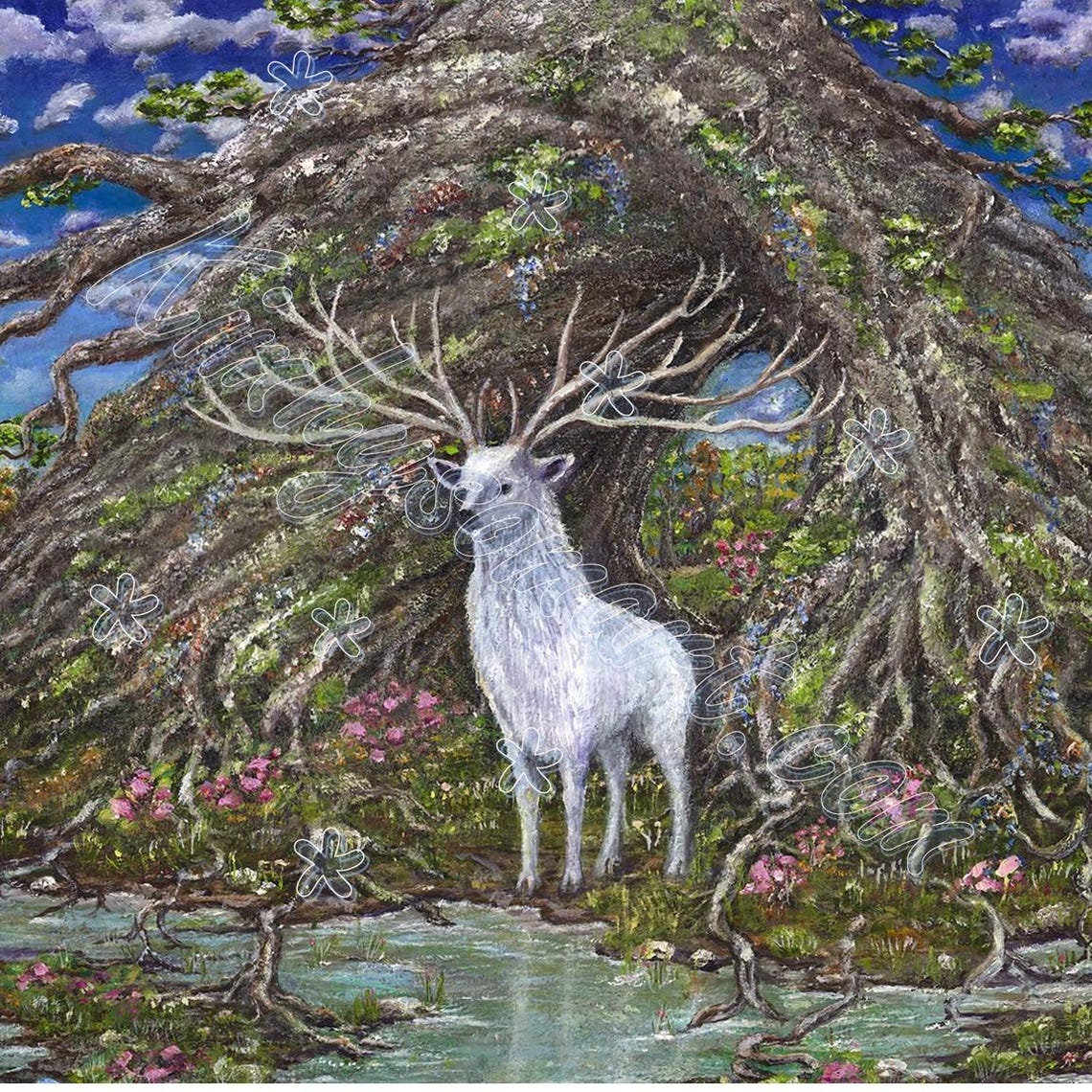 Orchid Fantasy Garden, Fairies, Mythical Creatures, Flowers - Etsy