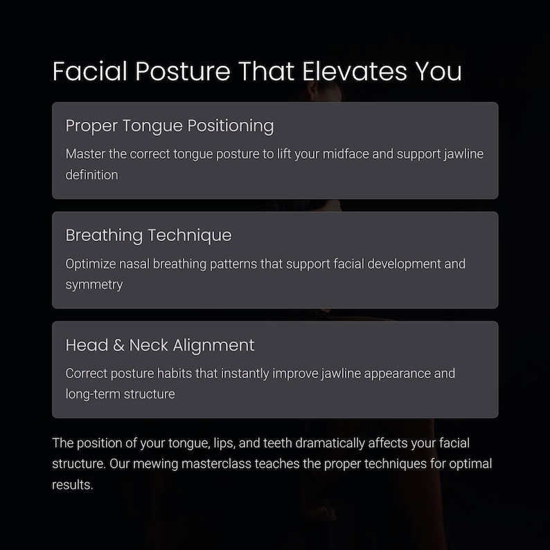 The Defined Jawline Protocol | Jawline Exercise Guide | Mewing Routine | Chiseled Face Sculpting ...