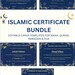 Islamic Certificate Bundle – Editable Canva Templates for Nikah, Quran ...