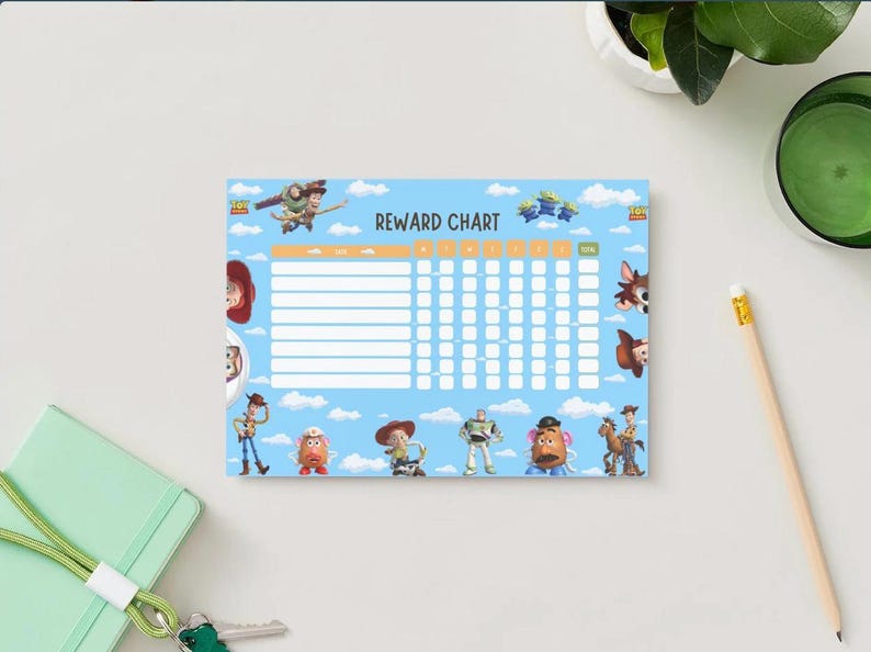 Toy Story Reward Chart | Printable Chore Chart for Kids | Digital ...