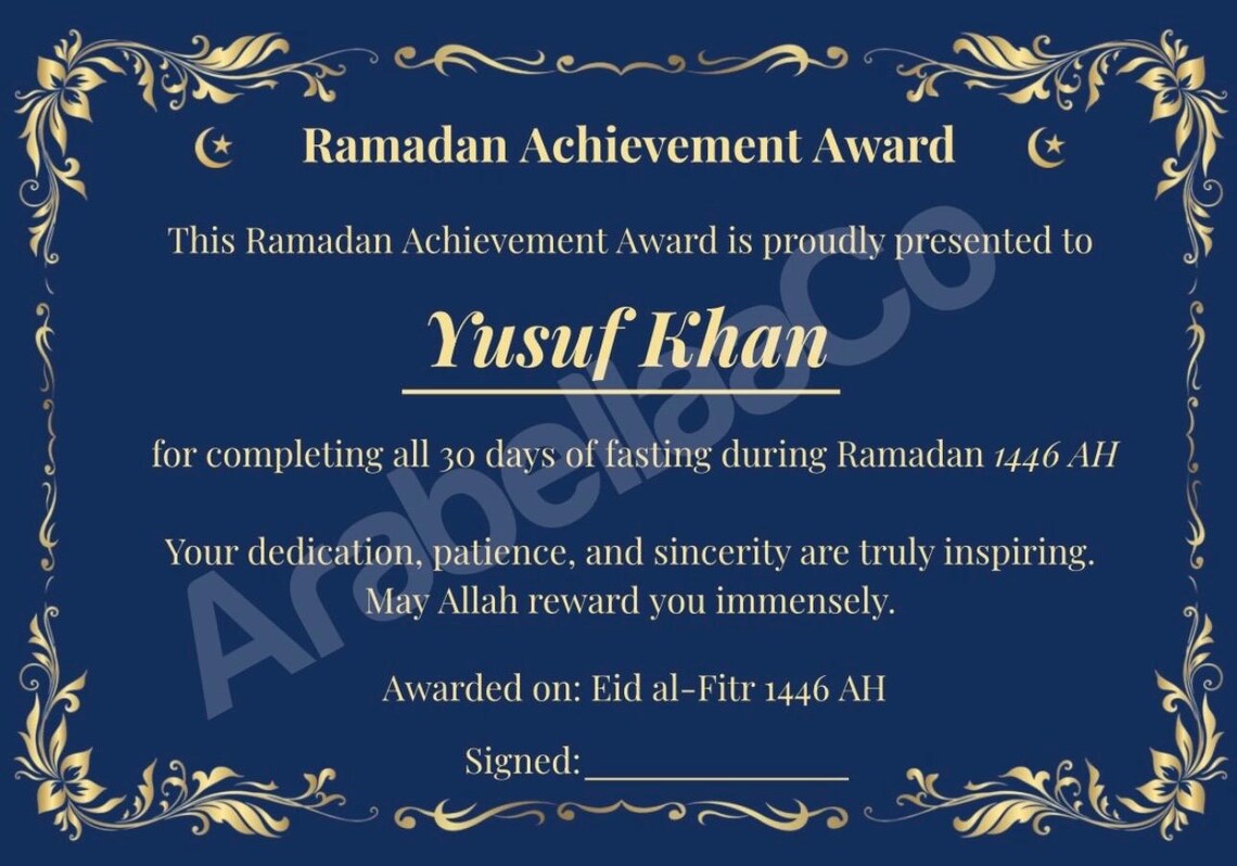 Islamic Certificate Bundle – Editable Canva Templates for Nikah, Quran ...