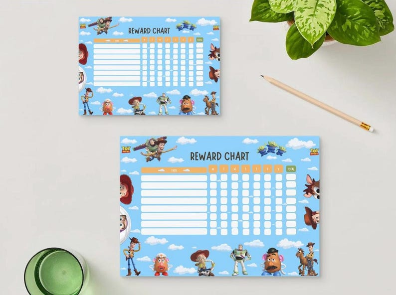 Toy Story Reward Chart | Printable Chore Chart for Kids | Digital ...