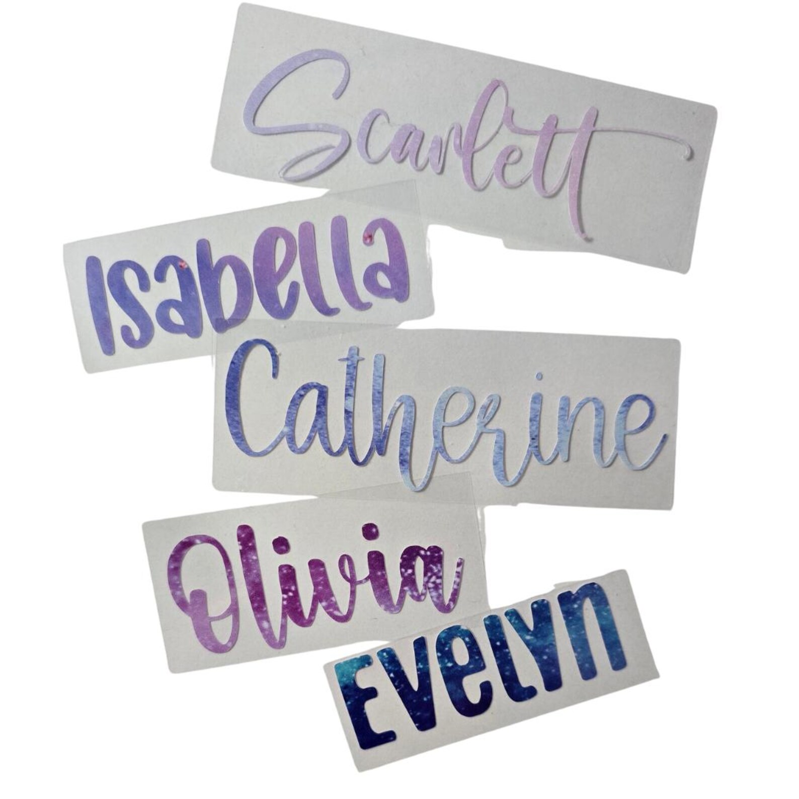 Custom Starry Night Name Decal: Personalized Waterproof Sticker - Etsy