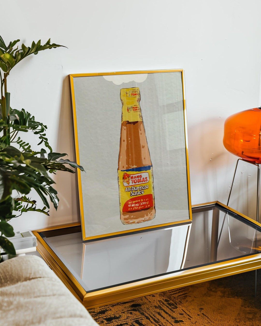 Mang Tomas Painting,lechon Condiment Art,filipino Food Art,filipino ...