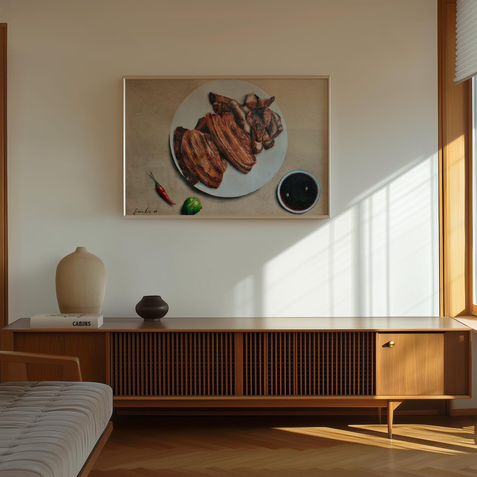 Lechon Pork Belly Giclée Art Print: Handmade Realistic Filipino Food ...