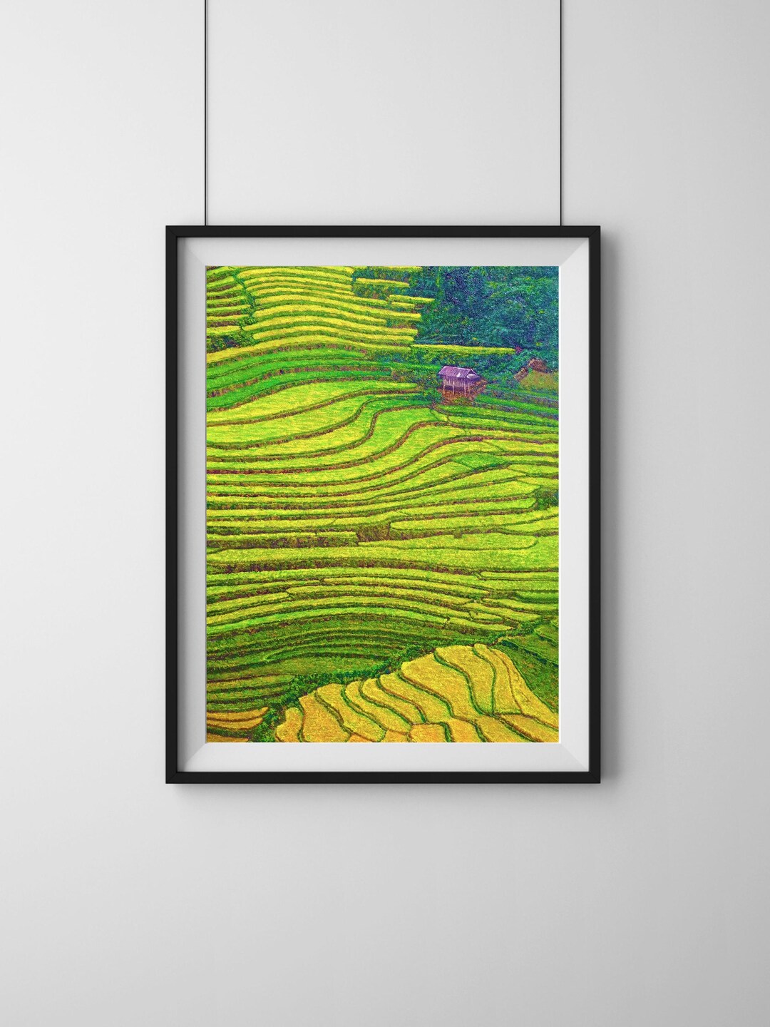 Banaue Rice Terraces Giclée Art Print: Filipino Landscape Wall Decor - Etsy