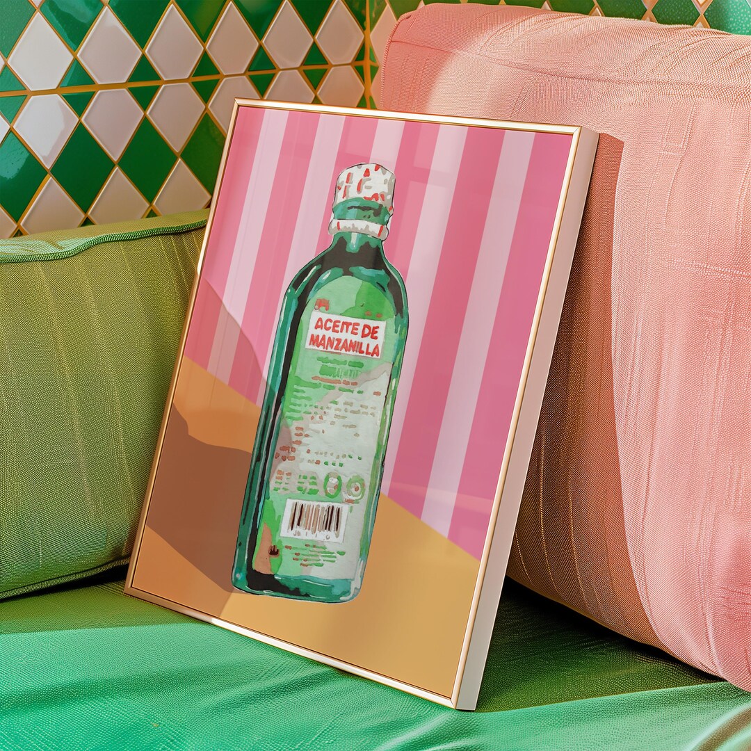 Manzanilla Oil Painting,filipino Household Nostalgia Art,gouache ...