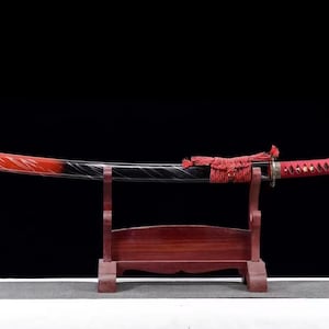 Handmade Katana Sword 41 Inches Fully Hand Forged Damascus Folded Steel ...