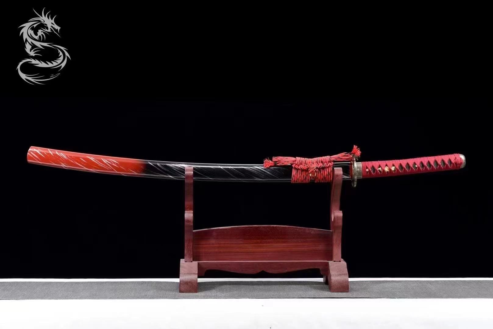 Handmade Katana Sword 41 Inches Fully Hand Forged Damascus Folded Steel ...