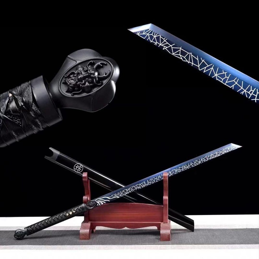 High Carbon Steel Chinese Sword Tang Dynasty Dao Straight Blade Dragon ...