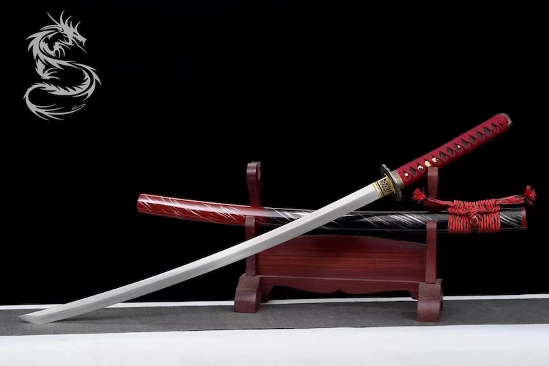 Handmade Katana Sword 41 Inches Fully Hand Forged Damascus Folded Steel ...