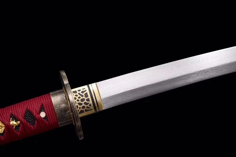 Handmade Katana Sword 41 Inches Fully Hand Forged Damascus Folded Steel ...