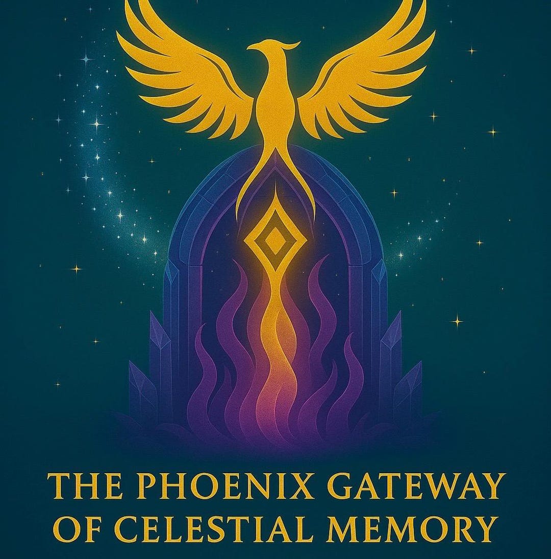 Phoenix Gateway of Celestial Memory | Digital Sigil for Soul Memory ...