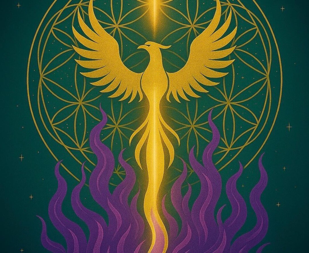 Phoenix Lightstream Sigil – Sacred Digital Download for Solar Rebirth ...