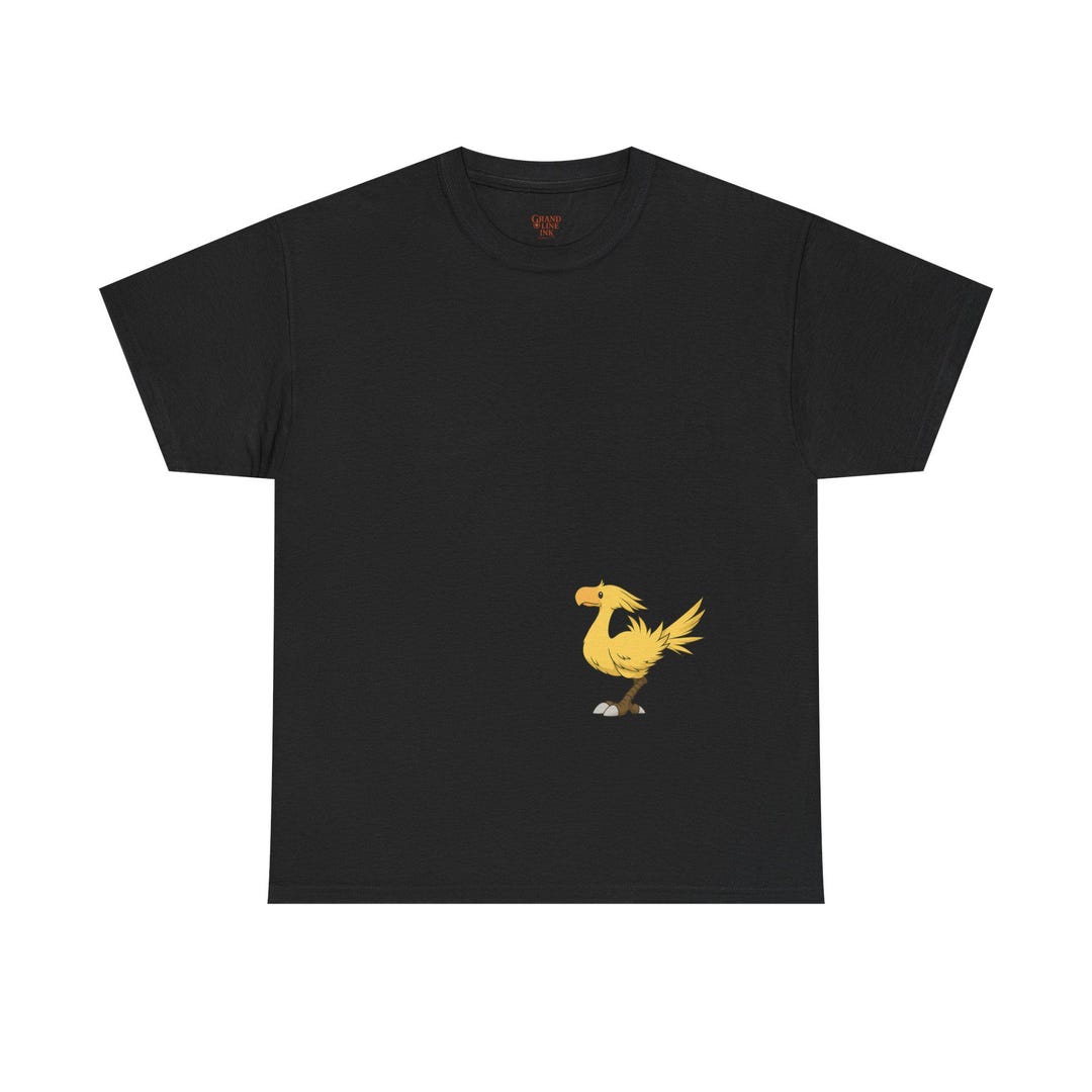 Final Fantasy IX - Chocobo T-shirt - Adult Unisex Tee - Retro Yellow ...