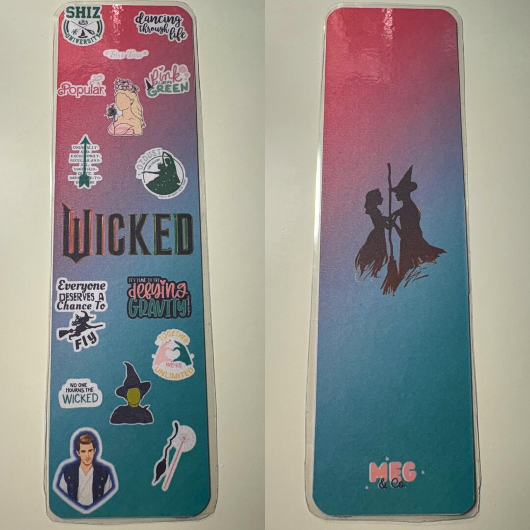 Wicked Bookmark - Etsy