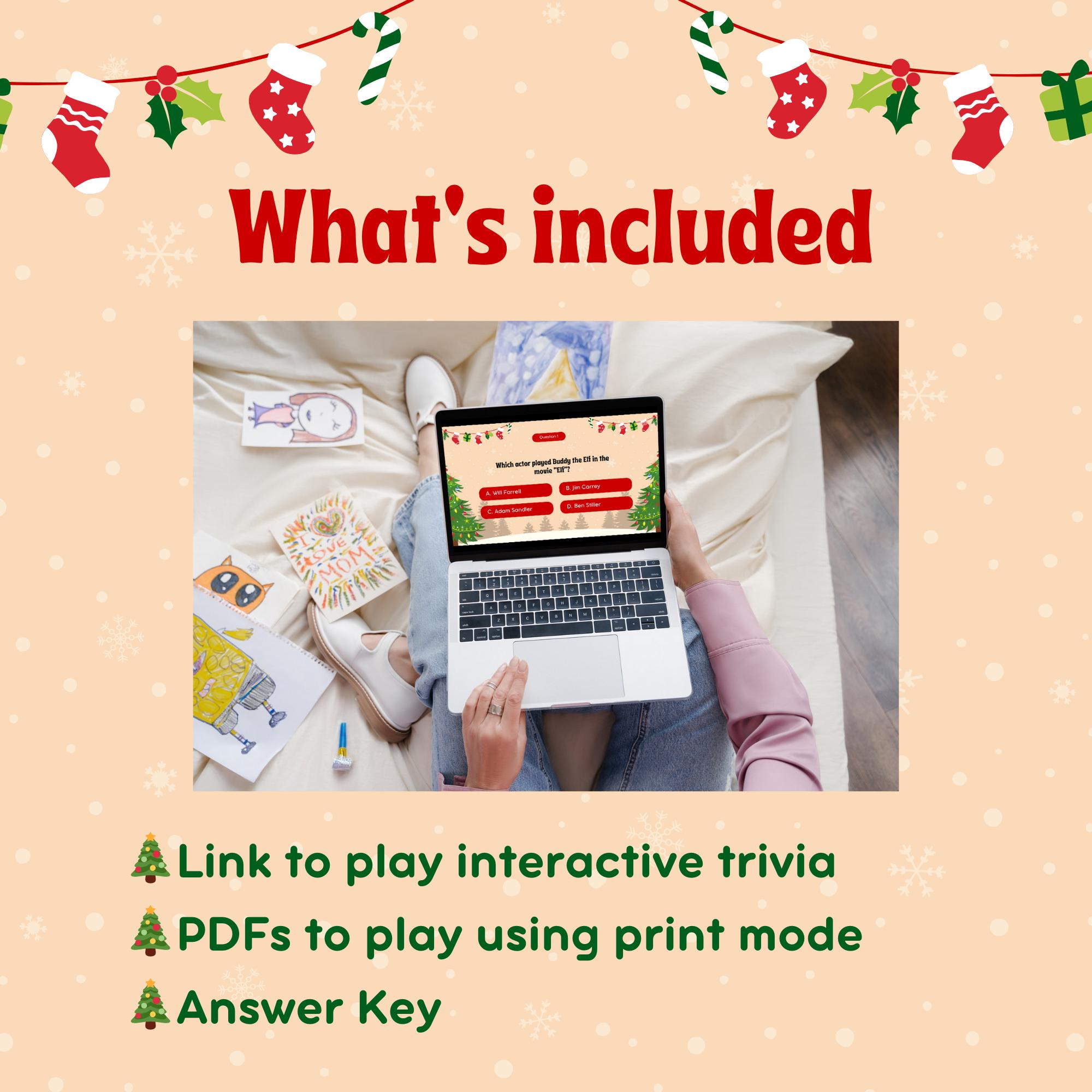 Interactive Christmas Trivia - Perfect for Christmas Parties With Co ...