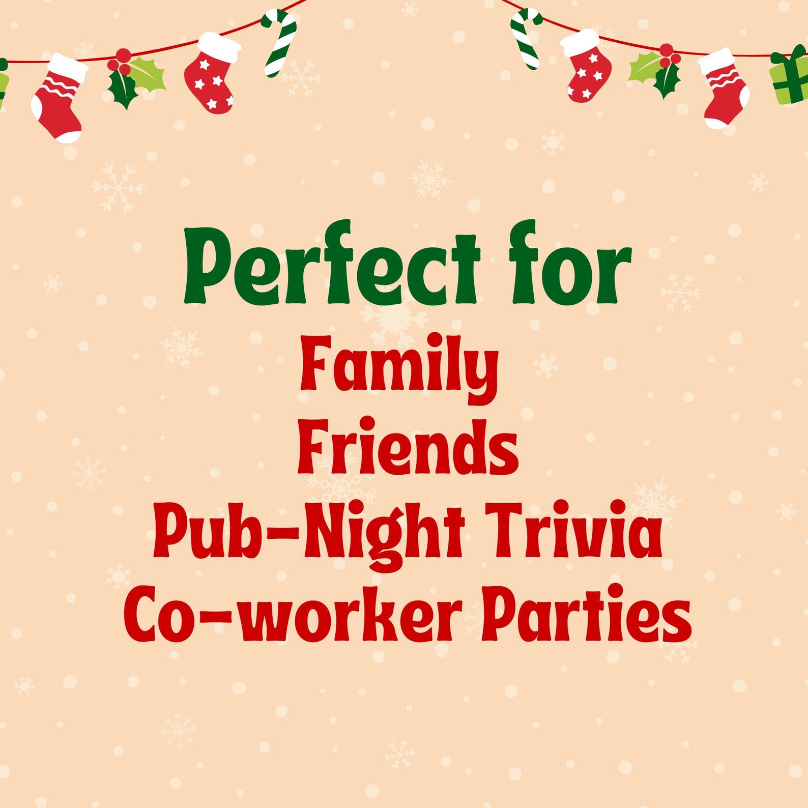 Interactive Christmas Trivia - Perfect for Christmas Parties With Co ...