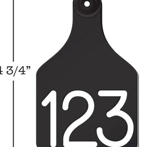 Custom Cattle Tags - Etsy