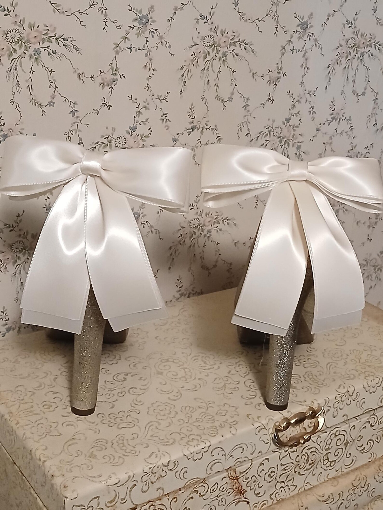 Satin Bow Wedding Shoe Clips, Bridal Shoe Jewelry - Etsy