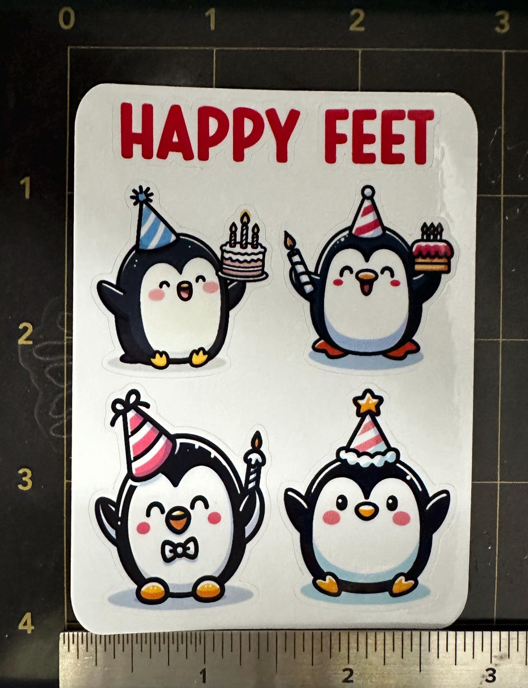 Happy Feet Sticker Sheet - Etsy