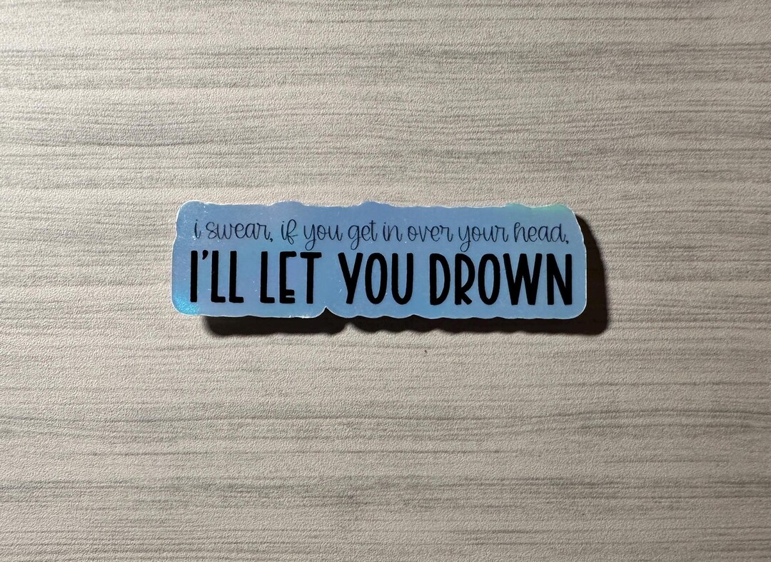 I'll Let You Drow- Silver and Black - Etsy