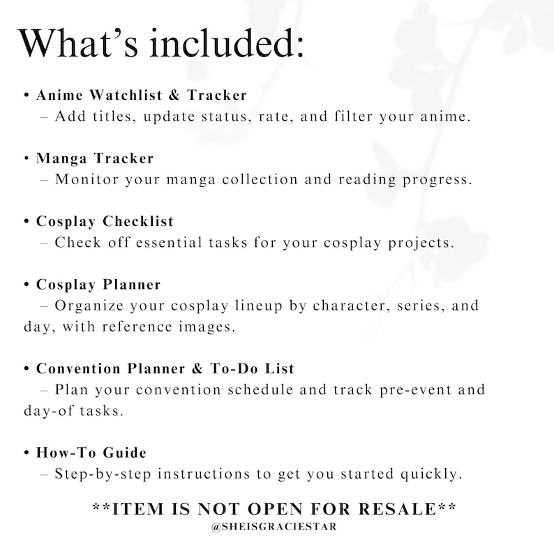 Ultimate Otaku Notion Template Planner – Convention Digital Planner ...