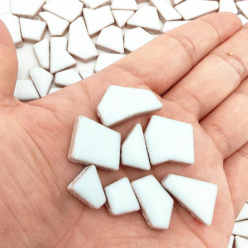 1.1LB Irregular Ceramics Mosaic Tiles, Mosaic Pieces Stones for DIY ...