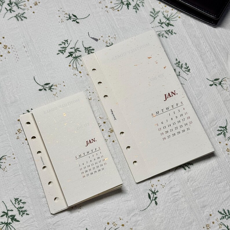 2025 Planner Calendar Dividers INSERT PACK Binder Inserts - Etsy