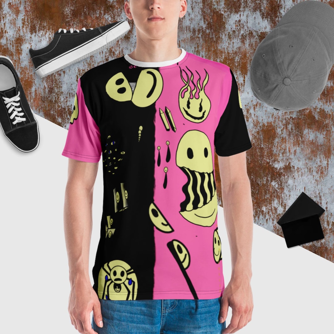 Lil Peep Smiley Shirt - Etsy